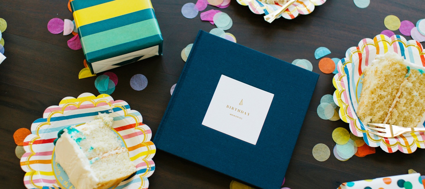My Birthday Memories: A 20-Year Keepsake (Confetti Linen) – Promptly ...