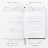 Our Connection Journal: 52 Weeks of Exploration for Two (Grey ...