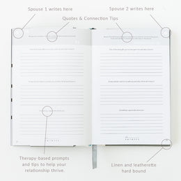 Our Connection Journal: 52 Weeks of Exploration for Two (Grey ...