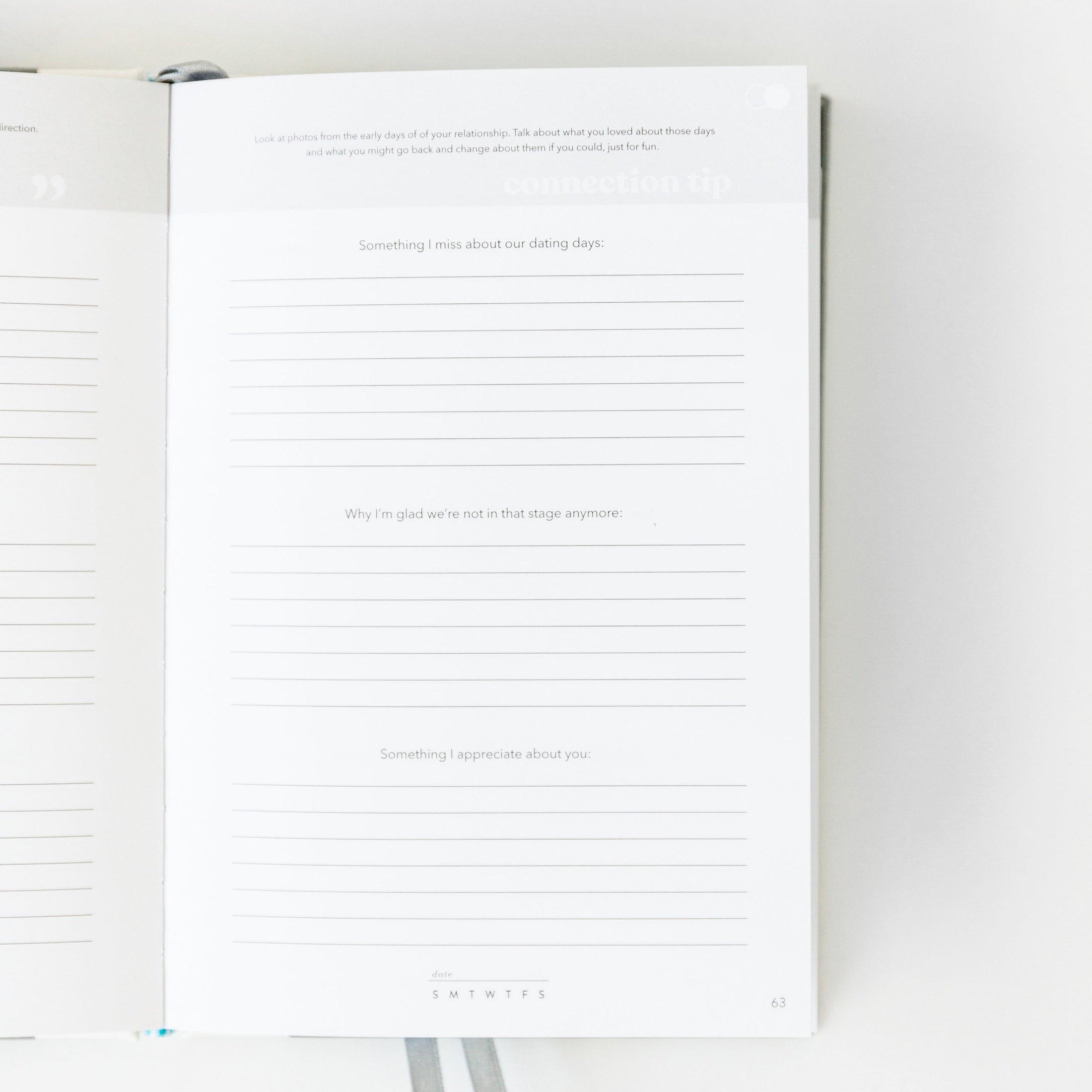 Our Connection Journal: 52 Weeks of Exploration for Two (Grey ...